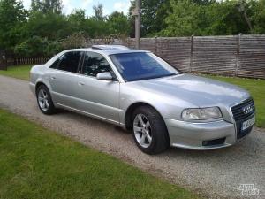 Grey Audi A8 2002 in Akmene, with an engine capacity of 2.50 L and mileage of 290 thousand km for 4550 €, photo 4 on AUTOMOTO.COM.LV
