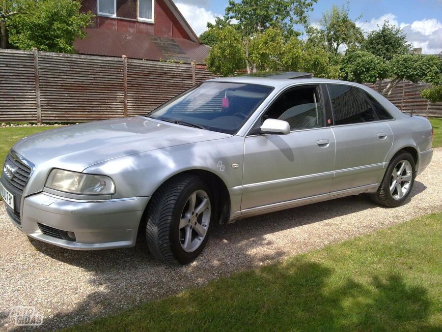 Grey Audi A8 2002 in Akmene, with an engine capacity of 2.50 L and mileage of 290 thousand km for 4550 €, photo 5 on AUTOMOTO.COM.LV