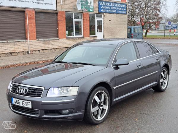 Grey Audi A8 2003 in Panevezys, with an engine capacity of 3.90 L and mileage of 300 thousand km for 2700 €, photo 1 on AUTOMOTO.COM.LV