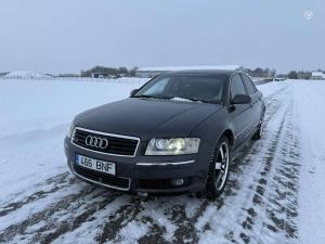 Pelēks Audi A8 2003 Panevēža, ar dzinēja tilpumu 3.94 L un nobraukumu 300 tūkst. km par 2550 €, foto 2 vietnē AUTOMOTO.COM.LV