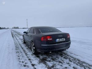 Pelēks Audi A8 2003 Panevēža, ar dzinēja tilpumu 3.94 L un nobraukumu 300 tūkst. km par 2550 €, foto 3 vietnē AUTOMOTO.COM.LV
