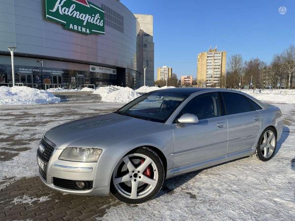Grey Audi A8 2003 in Panevezys, with an engine capacity of 4.20 L and mileage of 390 thousand km for 3800 €, photo 2 on AUTOMOTO.COM.LV