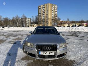 Pelēks Audi A8 2003 Panevēža, ar dzinēja tilpumu 4.20 L un nobraukumu 390 tūkst. km par 3800 €, foto 10 vietnē AUTOMOTO.COM.LV