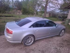 Pelēks Audi A8 2003 Valmiera, ar dzinēja tilpumu 3.70 L un nobraukumu 409 tūkst. km par 4190 €, foto 4 vietnē AUTOMOTO.COM.LV