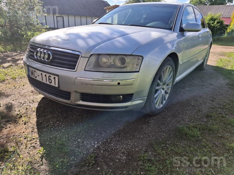 Pelēks Audi A8 2003 Valmiera, ar dzinēja tilpumu 3.70 L un nobraukumu 409 tūkst. km par 4190 €, foto 7 vietnē AUTOMOTO.COM.LV
