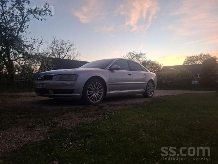 Pelēks Audi A8 2003 Valmiera, ar dzinēja tilpumu 3.70 L un nobraukumu 409 tūkst. km par 4190 €, foto 8 vietnē AUTOMOTO.COM.LV