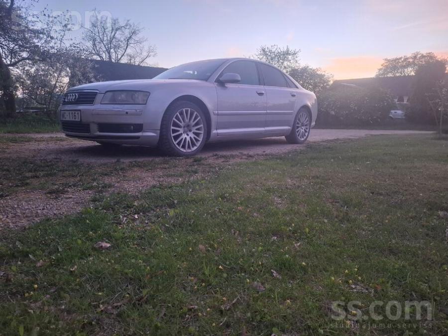 Pelēks Audi A8 2003 Valmiera, ar dzinēja tilpumu 3.70 L un nobraukumu 409 tūkst. km par 4190 €, foto 9 vietnē AUTOMOTO.COM.LV