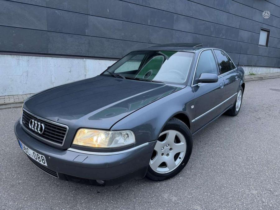 Pelēks Audi A8 2003 Viļņa, ar dzinēja tilpumu 2.50 L un nobraukumu 300 tūkst. km par 1650 €, foto 3 vietnē AUTOMOTO.COM.LV