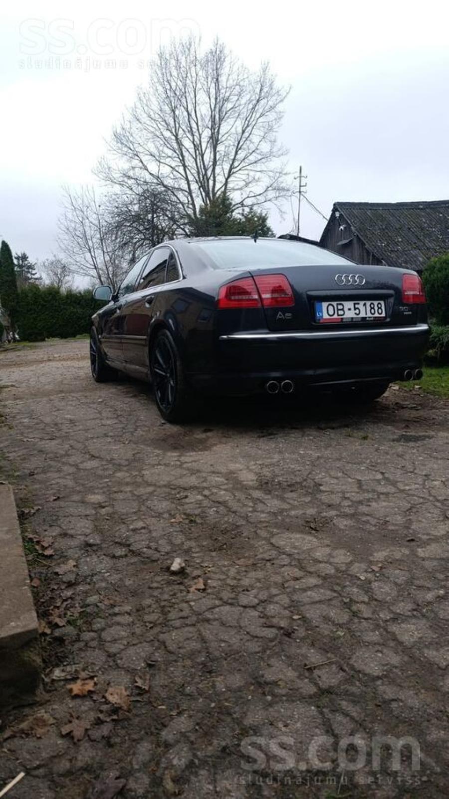 Pelēks Audi A8 2004 Bauska, ar dzinēja tilpumu 3.00 L un nobraukumu 430 tūkst. km par 4999 €, foto 3 vietnē AUTOMOTO.COM.LV