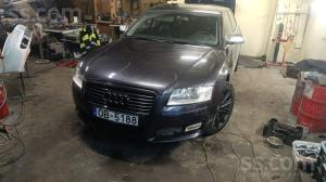 Pelēks Audi A8 2004 Bauska, ar dzinēja tilpumu 3.00 L un nobraukumu 430 tūkst. km par 4999 €, foto 4 vietnē AUTOMOTO.COM.LV