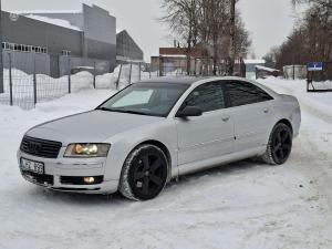 Grey Audi A8 2004 in Plunge, with an engine capacity of 3.00 L and mileage of 422 thousand km for 2750 €, photo  on AUTOMOTO.COM.LV