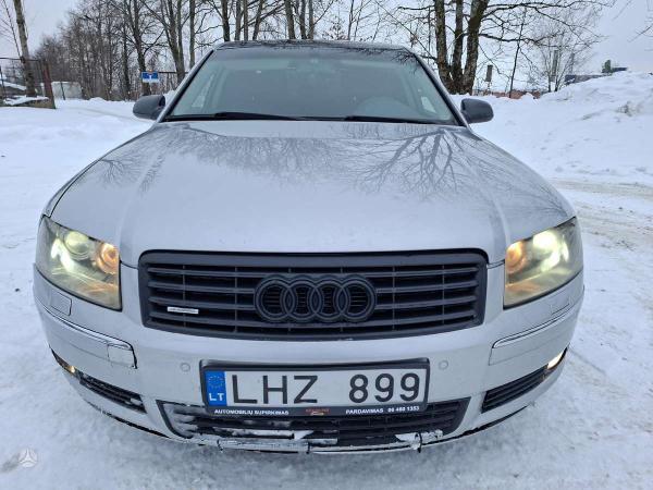 Grey Audi A8 2004 in Plunge, with an engine capacity of 3.00 L and mileage of 422 thousand km for 2750 €, photo 7 on AUTOMOTO.COM.LV