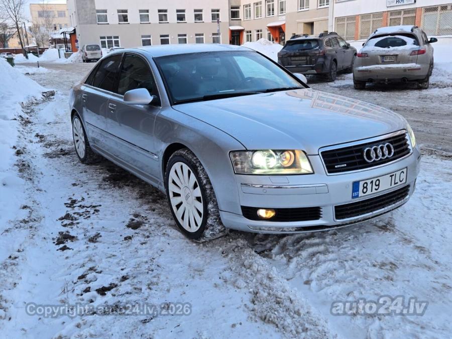 Pelēks Audi A8 2004 Tallina, ar dzinēja tilpumu 3.90 L un nobraukumu 470 tūkst. km par 4799 €, foto 2 vietnē AUTOMOTO.COM.LV