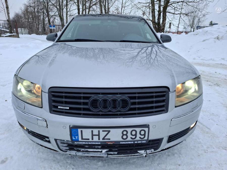 Pelēks Audi A8 2004 Plungė, ar dzinēja tilpumu 3.00 L un nobraukumu 422 tūkst. km par 3250 €, foto 7 vietnē AUTOMOTO.COM.LV
