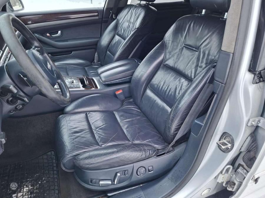 Pelēks Audi A8 2004 Plungė, ar dzinēja tilpumu 3.00 L un nobraukumu 422 tūkst. km par 3250 €, foto 14 vietnē AUTOMOTO.COM.LV