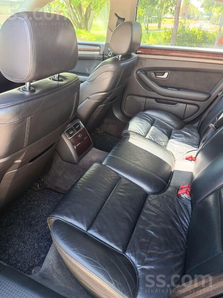 Pelēks Audi A8 2004 Valmiera, ar dzinēja tilpumu 3.00 L un nobraukumu 400 tūkst. km par 2511 €, foto 9 vietnē AUTOMOTO.COM.LV