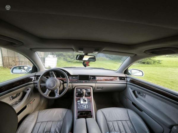 Pelēks Audi A8 2004 Kretinga, ar dzinēja tilpumu 4.00 L un nobraukumu 291 tūkst. km par 2750 €, foto 8 vietnē AUTOMOTO.COM.LV