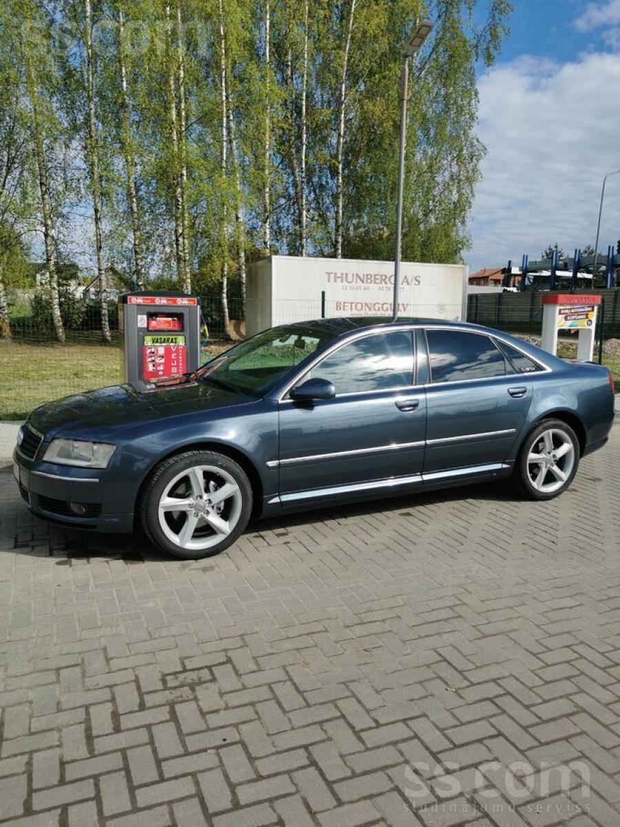 Grey Audi A8 2004 in Rezekne, with an engine capacity of 3.00 L and mileage of 275 thousand km for 5500 €, photo 1 on AUTOMOTO.COM.LV
