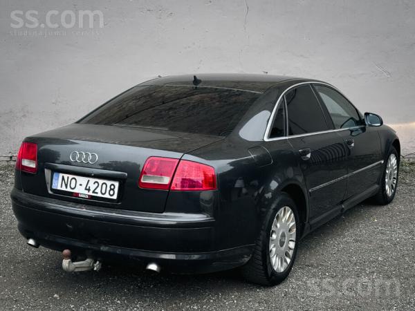 Pelēks Audi A8 2004 Rīga, ar dzinēja tilpumu 3.00 L un nobraukumu 439 tūkst. km par 2950 €, foto 6 vietnē AUTOMOTO.COM.LV