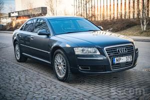 Grey Audi A8 2005 in Riga, with an engine capacity of 4.20 L and mileage of 0 thousand km for 2590 €, photo 4 on AUTOMOTO.COM.LV