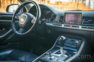 Grey Audi A8 2005 in Riga, with an engine capacity of 4.20 L and mileage of 0 thousand km for 2590 €, photo 8 on AUTOMOTO.COM.LV