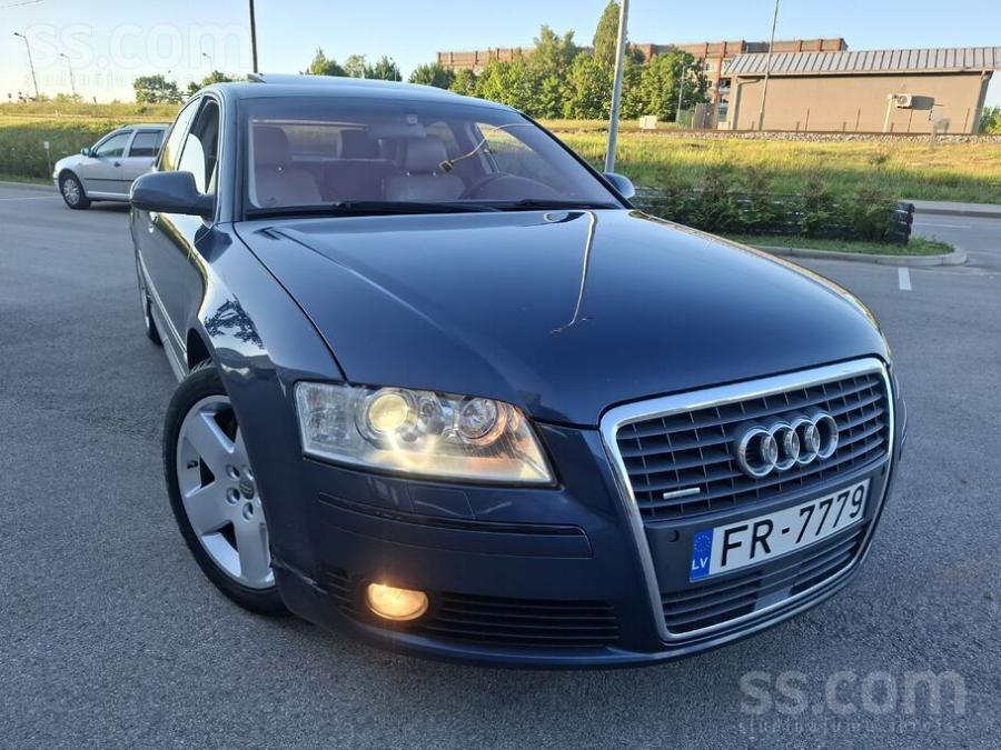 Pelēks Audi A8 2005 Daugavpils, ar dzinēja tilpumu 4.20 L un nobraukumu 284 tūkst. km par 8200 €, foto 4 vietnē AUTOMOTO.COM.LV