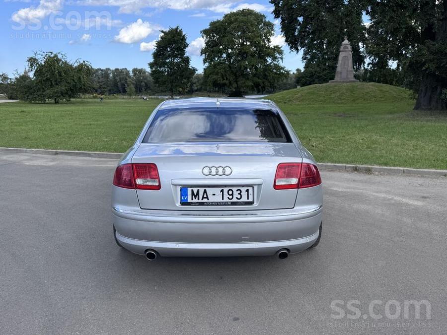 Pelēks Audi A8 2005 Rīga, ar dzinēja tilpumu 4.20 L un nobraukumu 0 tūkst. km par 6450 €, foto 6 vietnē AUTOMOTO.COM.LV