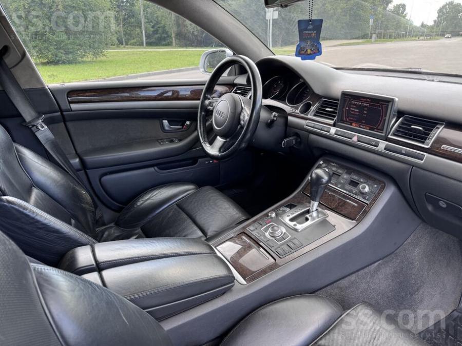 Pelēks Audi A8 2005 Rīga, ar dzinēja tilpumu 4.20 L un nobraukumu 0 tūkst. km par 6450 €, foto 16 vietnē AUTOMOTO.COM.LV
