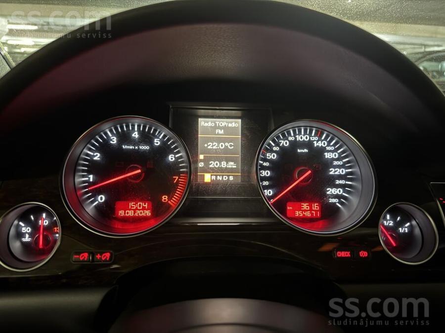 Pelēks Audi A8 2005 Rīga, ar dzinēja tilpumu 4.20 L un nobraukumu 0 tūkst. km par 6450 €, foto 20 vietnē AUTOMOTO.COM.LV