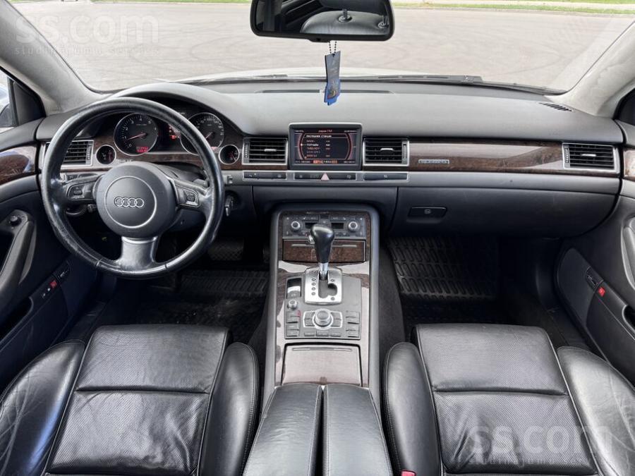 Pelēks Audi A8 2005 Rīga, ar dzinēja tilpumu 4.20 L un nobraukumu 0 tūkst. km par 6450 €, foto 22 vietnē AUTOMOTO.COM.LV