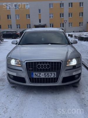 Pelēks Audi A8 2006 Jēkabpils, ar dzinēja tilpumu 3.00 L un nobraukumu 319 tūkst. km par 4800 €, foto  vietnē AUTOMOTO.COM.LV