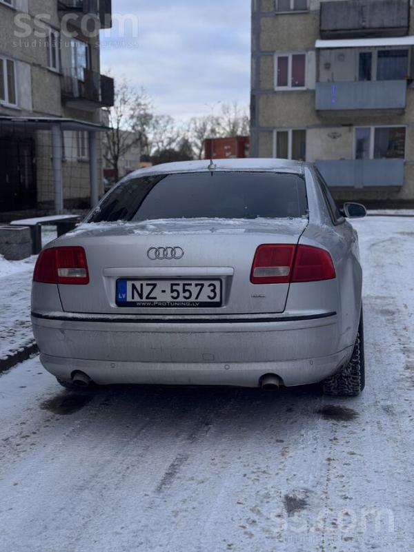 Grey Audi A8 2006 in Jekabpils, with an engine capacity of 3.00 L and mileage of 319 thousand km for 4800 €, photo 3 on AUTOMOTO.COM.LV