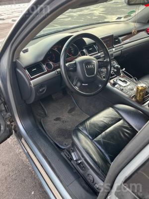 Grey Audi A8 2006 in Riga, with an engine capacity of 3.00 L and mileage of 355 thousand km for 5800 €, photo 3 on AUTOMOTO.COM.LV