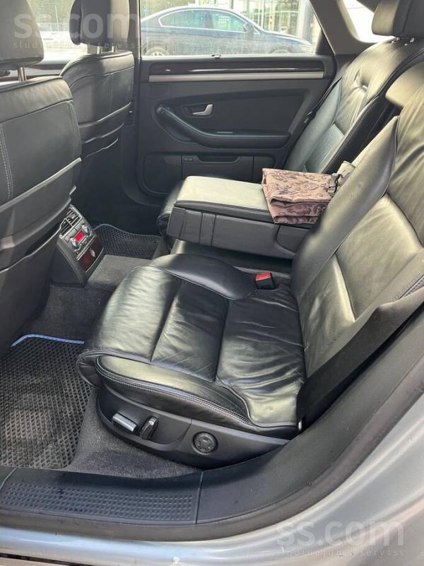Pelēks Audi A8 2006 Rīga, ar dzinēja tilpumu 3.00 L un nobraukumu 355 tūkst. km par 5800 €, foto 7 vietnē AUTOMOTO.COM.LV