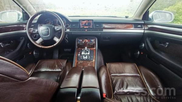 Grey Audi A8 2006 in Ogre, with an engine capacity of 4.20 L and mileage of 439 thousand km for 4500 €, photo 4 on AUTOMOTO.COM.LV