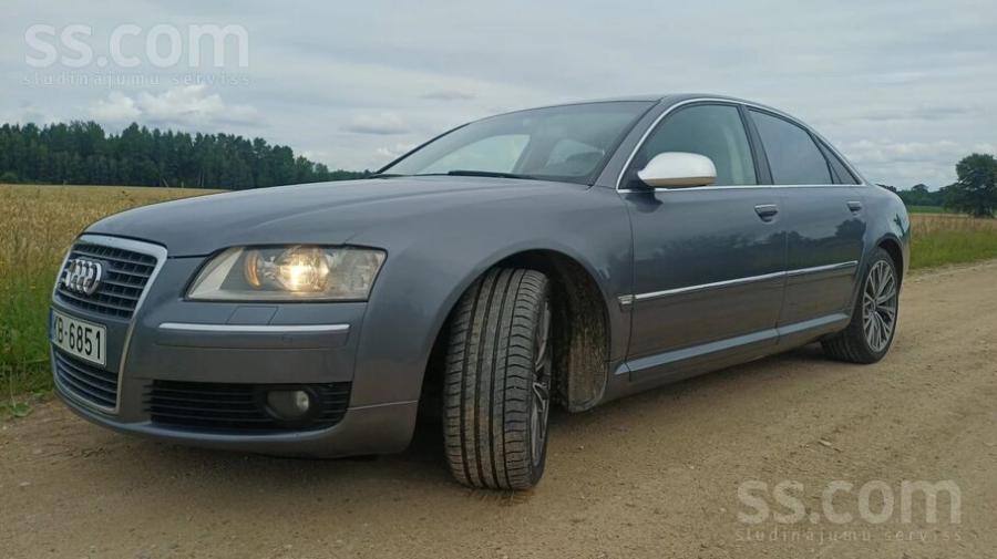 Grey Audi A8 2006 in Ogre, with an engine capacity of 4.20 L and mileage of 439 thousand km for 4500 €, photo 16 on AUTOMOTO.COM.LV