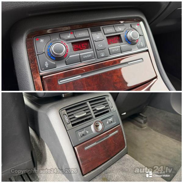 Grey Audi A8 2007 in Tartu, with an engine capacity of 4.10 L and mileage of 383 thousand km for 8999 €, photo 11 on AUTOMOTO.COM.LV