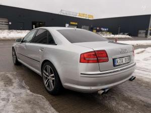 Grey Audi A8 2007 in Vilnius, with an engine capacity of 3.70 L and mileage of 330 thousand km for 3950 €, photo 4 on AUTOMOTO.COM.LV