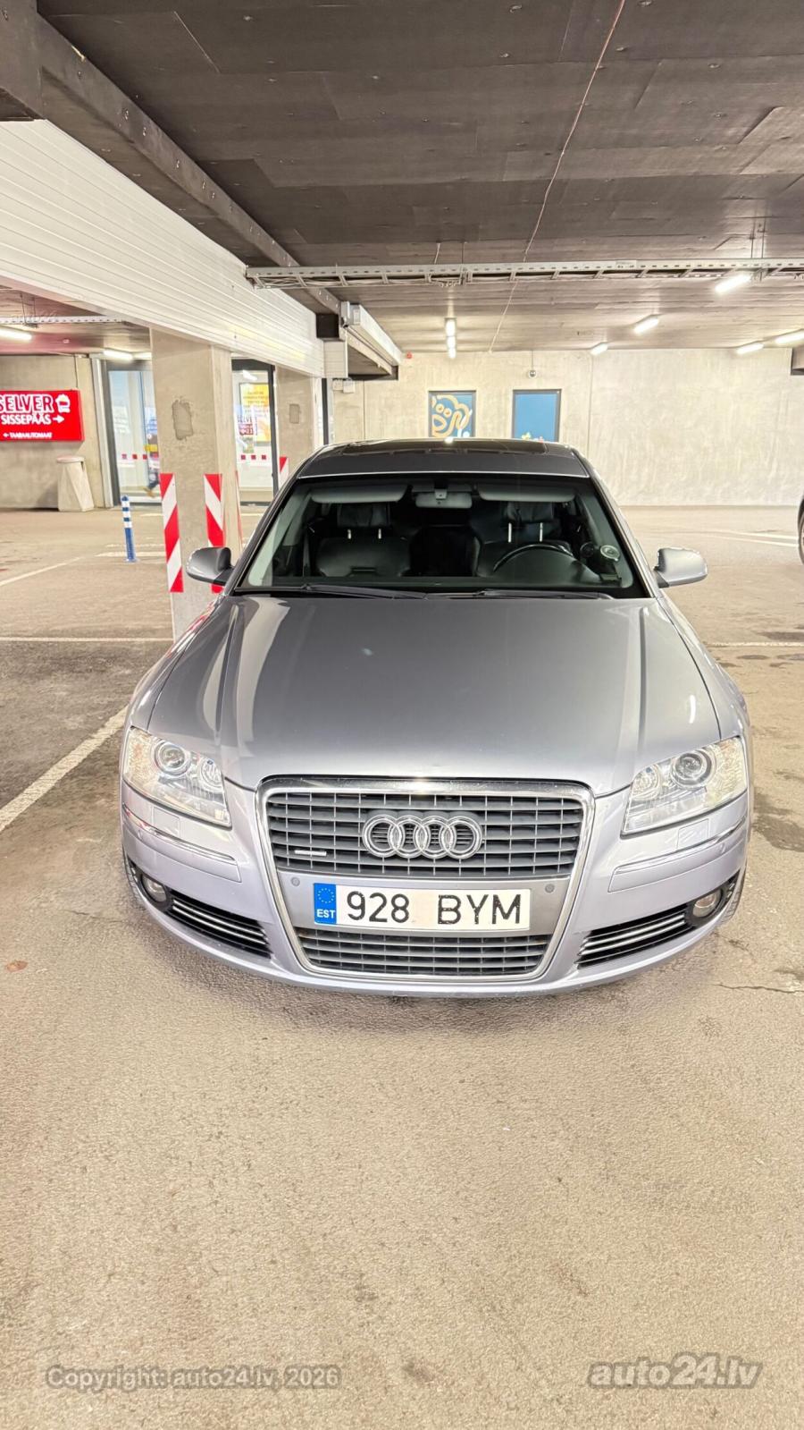 Grey Audi A8 2007 in Tallinn, with an engine capacity of 3.00 L and mileage of 225 thousand km for 10199 €, photo 2 on AUTOMOTO.COM.LV