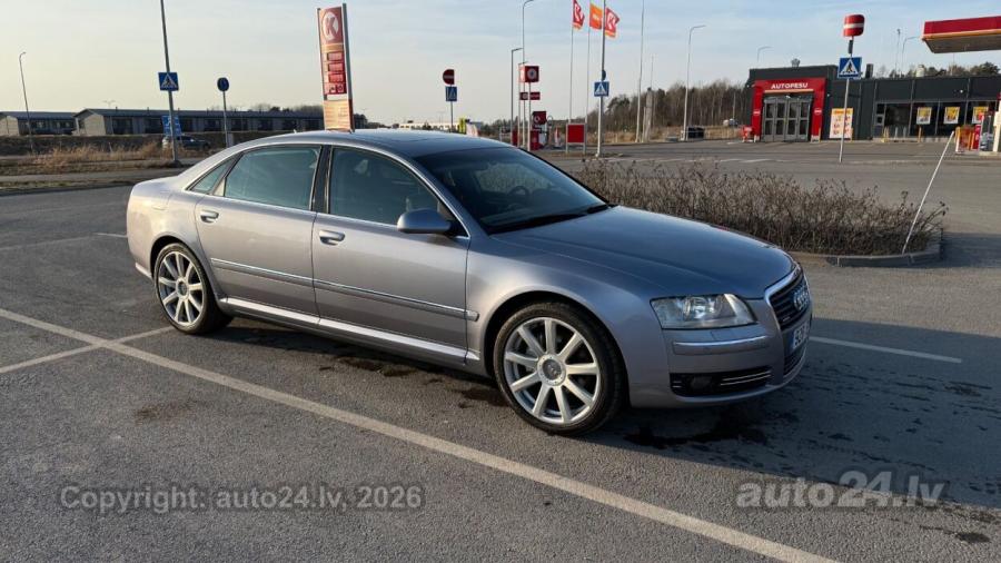 Grey Audi A8 2007 in Tallinn, with an engine capacity of 3.00 L and mileage of 225 thousand km for 10199 €, photo 3 on AUTOMOTO.COM.LV