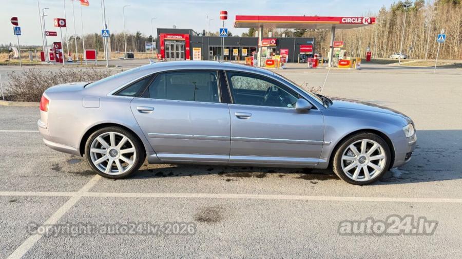 Grey Audi A8 2007 in Tallinn, with an engine capacity of 3.00 L and mileage of 225 thousand km for 10199 €, photo 4 on AUTOMOTO.COM.LV