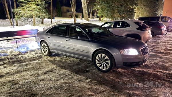 Grey Audi A8 2007 in Tallinn, with an engine capacity of 3.00 L and mileage of 225 thousand km for 10199 €, photo 10 on AUTOMOTO.COM.LV