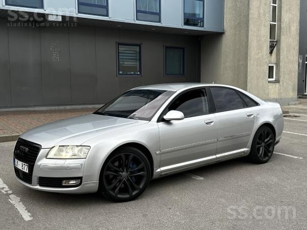 Pelēks Audi A8 2007 Rīga, ar dzinēja tilpumu 4.20 L un nobraukumu 417 tūkst. km par 6800 €, foto 2 vietnē AUTOMOTO.COM.LV