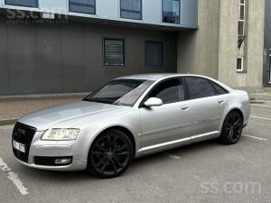 Grey Audi A8 2007 in Riga, with an engine capacity of 4.20 L and mileage of 417 thousand km for 6800 €, photo 3 on AUTOMOTO.COM.LV