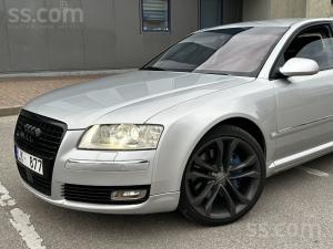 Grey Audi A8 2007 in Riga, with an engine capacity of 4.20 L and mileage of 417 thousand km for 6800 €, photo 4 on AUTOMOTO.COM.LV