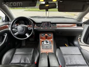 Grey Audi A8 2007 in Riga, with an engine capacity of 4.20 L and mileage of 417 thousand km for 6800 €, photo 14 on AUTOMOTO.COM.LV