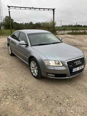 Pelēks Audi A8 2008 Ludza, ar dzinēja tilpumu 4.20 L un nobraukumu 445 tūkst. km par 6550 €, foto 2 vietnē AUTOMOTO.COM.LV
