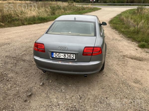 Pelēks Audi A8 2008 Ludza, ar dzinēja tilpumu 4.20 L un nobraukumu 445 tūkst. km par 6550 €, foto 7 vietnē AUTOMOTO.COM.LV