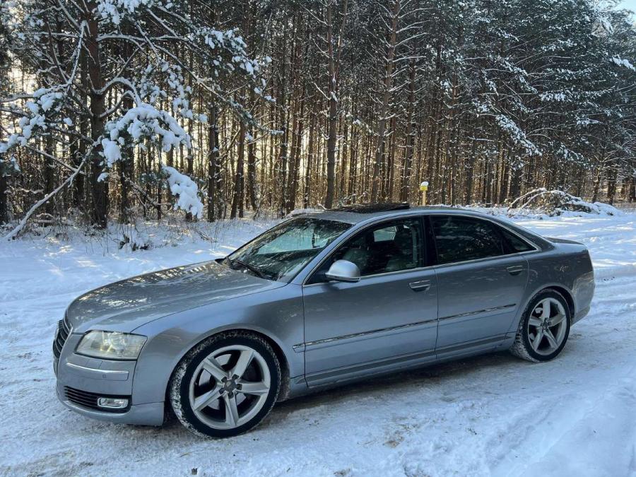 Pelēks Audi A8 2008 Viļņa, ar dzinēja tilpumu 4.20 L un nobraukumu 249 tūkst. km par 5690 €, foto 6 vietnē AUTOMOTO.COM.LV