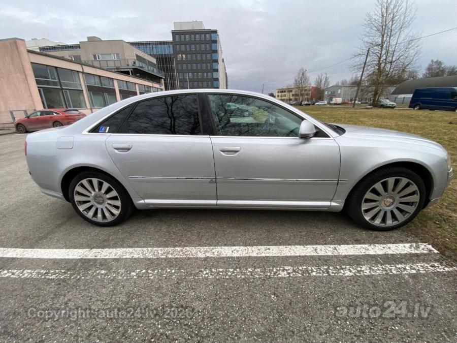 Grey Audi A8 2008 in Tallinn, with an engine capacity of 3.00 L and mileage of 343 thousand km for 8000 €, photo 2 on AUTOMOTO.COM.LV